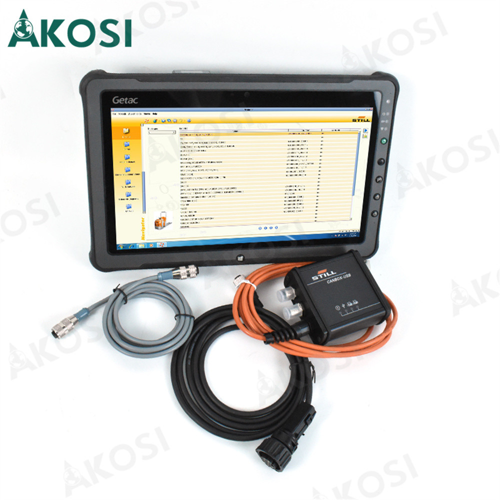 Original for Still Forklift Diagnose Tool Canbox with 8.21 Navigator ...