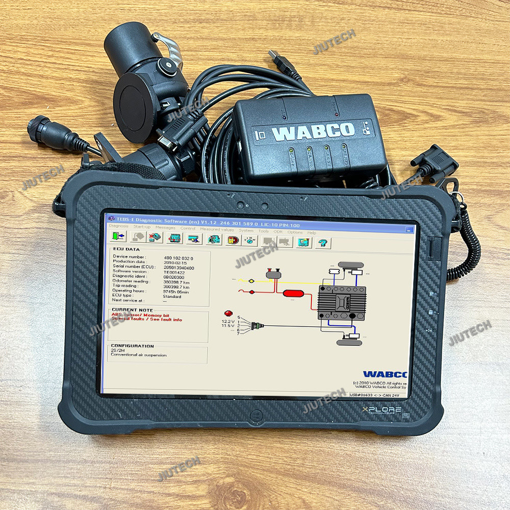 Newest WABCO DIAGNOSTIC KIT (WDI) WABCO Trailer and Truck Diagnostic ...