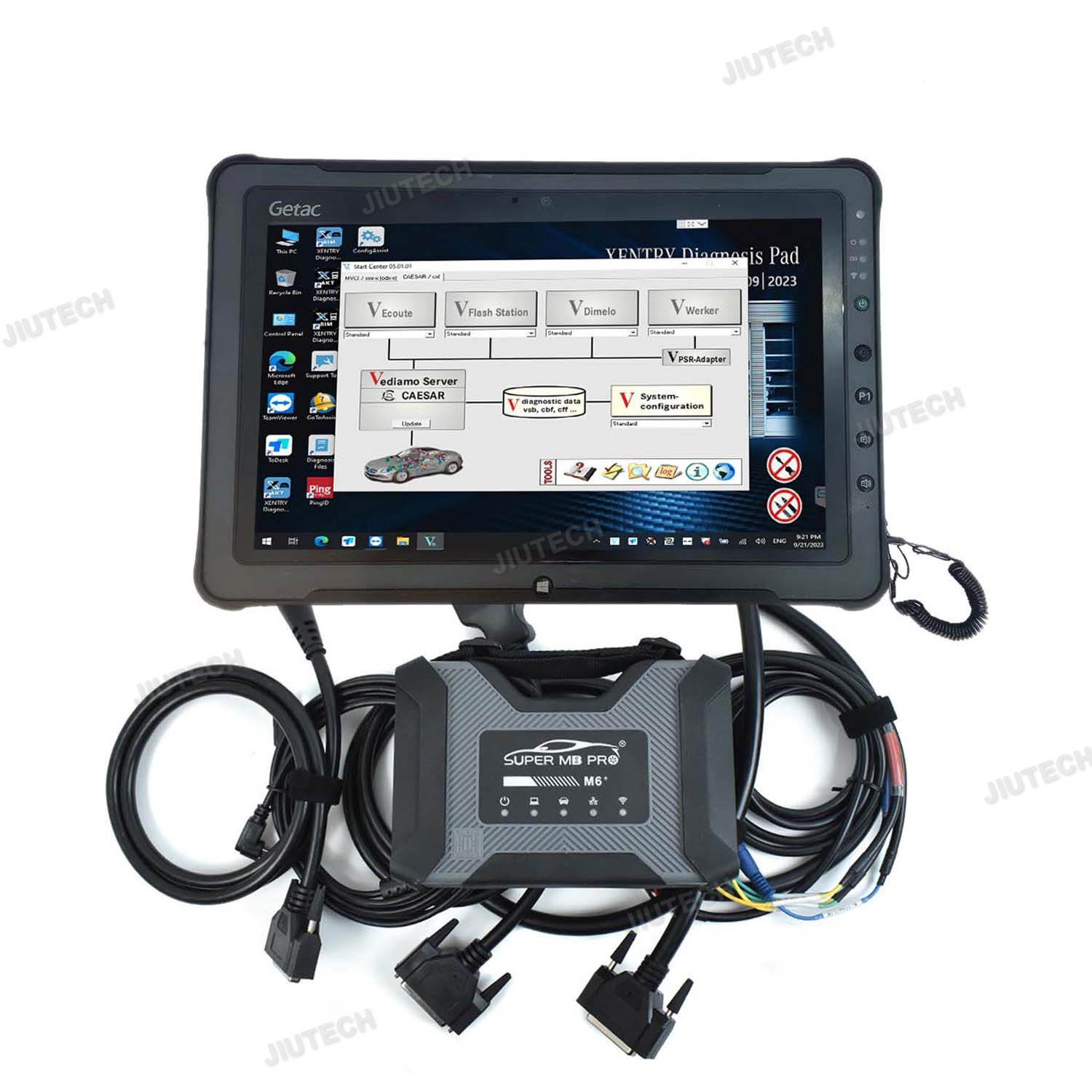 Super MB Pro M6+ M6PLUS Wireless Star Diagnosis Tool Full Configuration ...